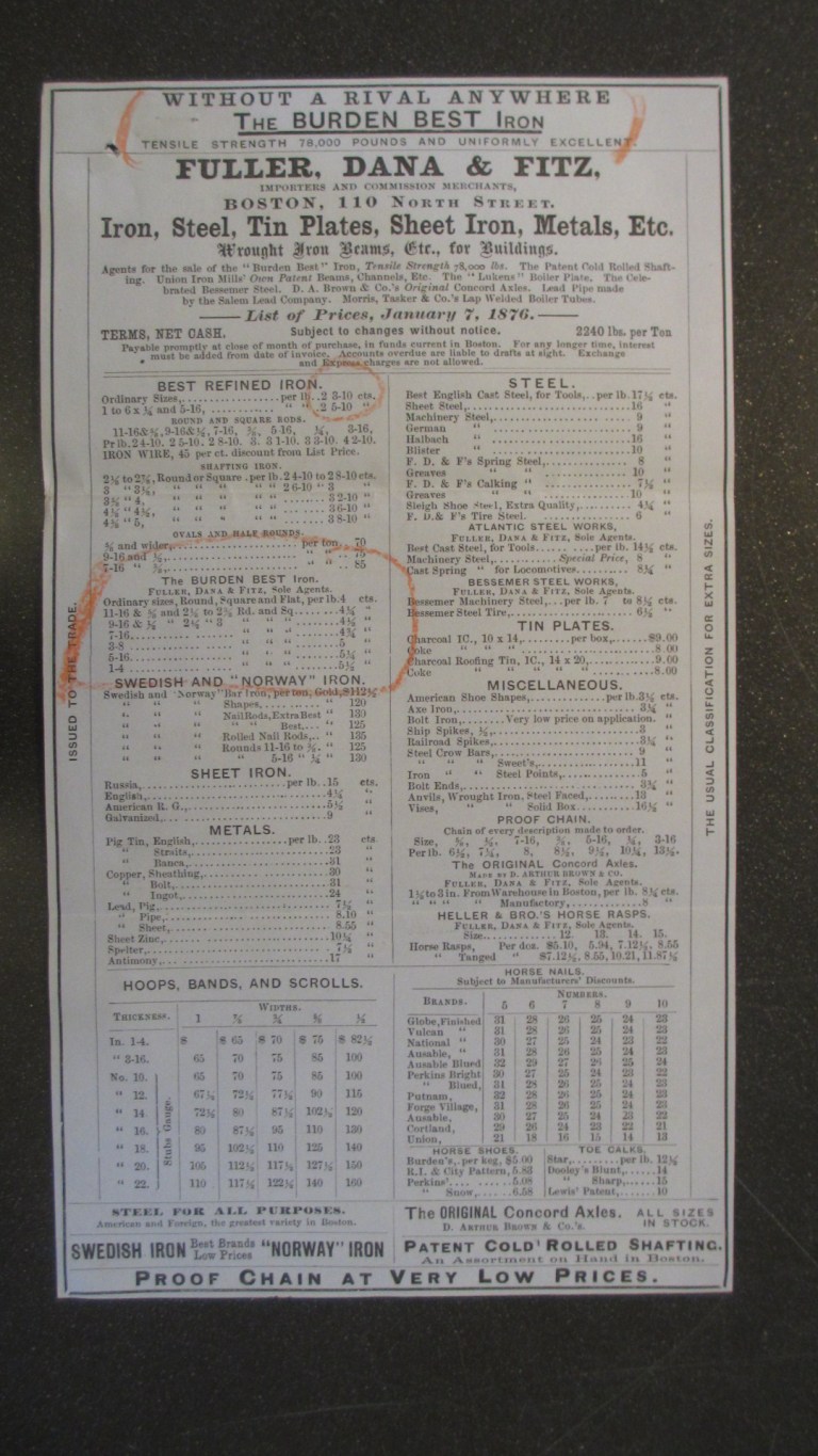 For Want of a Shoe – Henry Burden keeps the Union Cavalry in the field ...